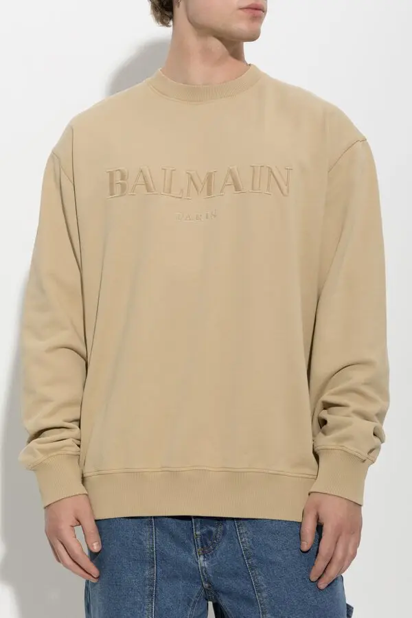 Balmain Sweatshirt With Embroidered Logo