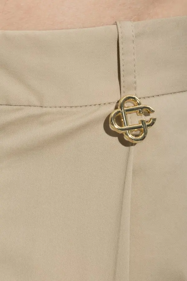 Casablanca Cotton Crease-front Pants