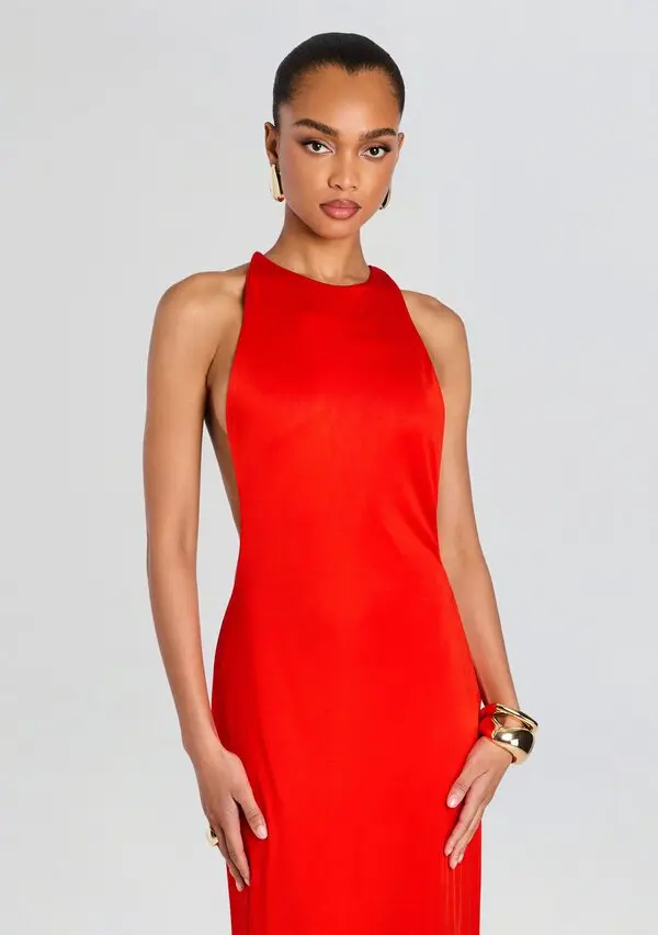 Retrofete Blodwen Maxi Dress With Rope Detail
