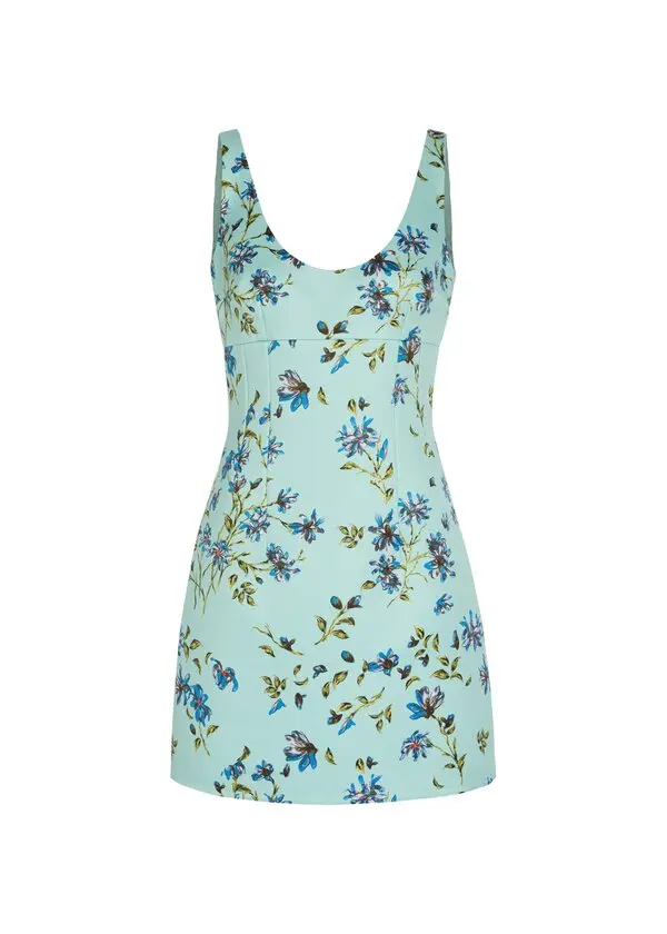 EMILIA WICKSTEAD Floral-print Faille Mini Dress