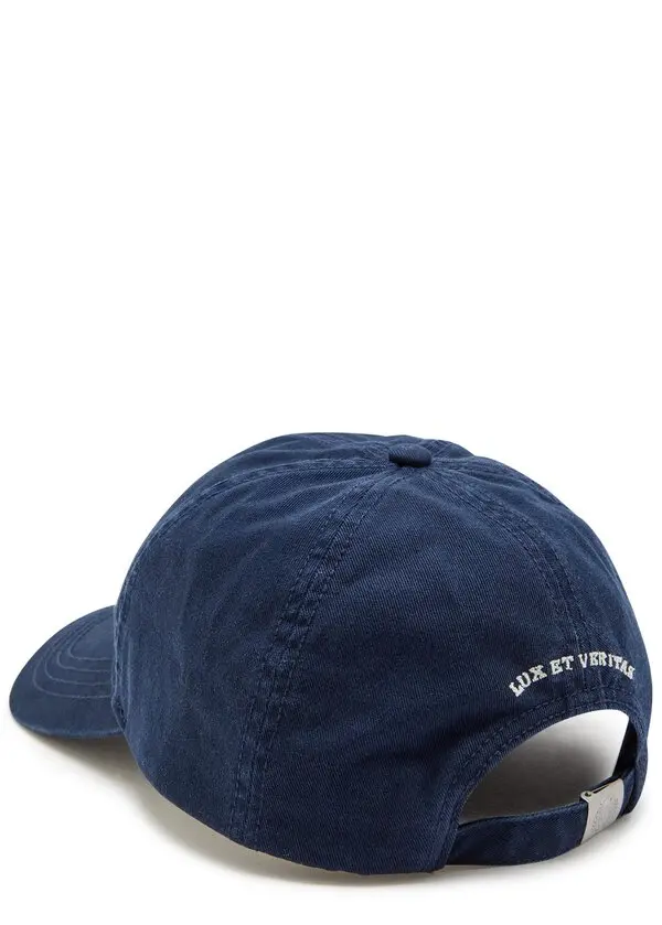 Gant Yale Embroidered Cotton-twill Baseball Cap - Navy