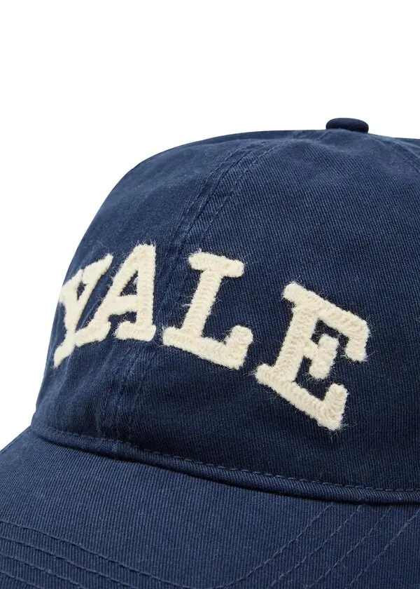 Gant Yale Embroidered Cotton-twill Baseball Cap - Navy