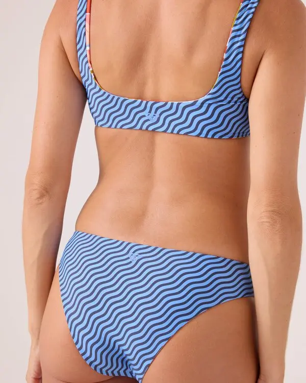 Roxy Ripple Effect Reversible Hipster Moderate Bikini Bottom