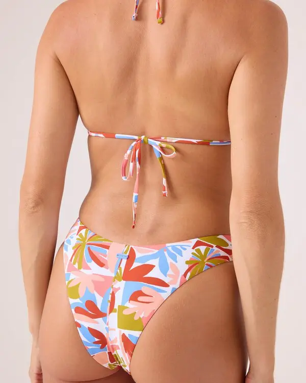 Roxy Ripple Effect V Front Scoop Cheeky Bikini Bottom