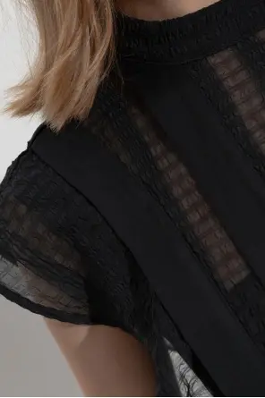 ALLSAINTS Flutter Sleeve Dress