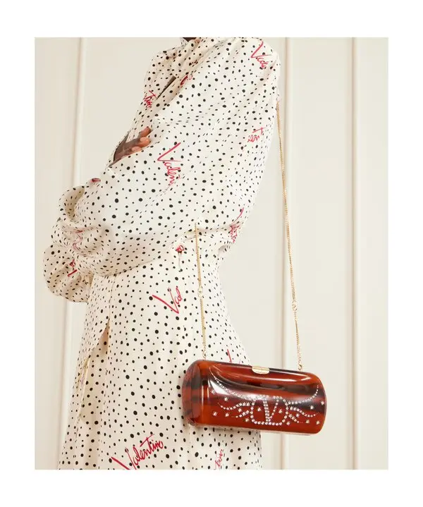 Valentino Garavani Pince Vlogo Clutch