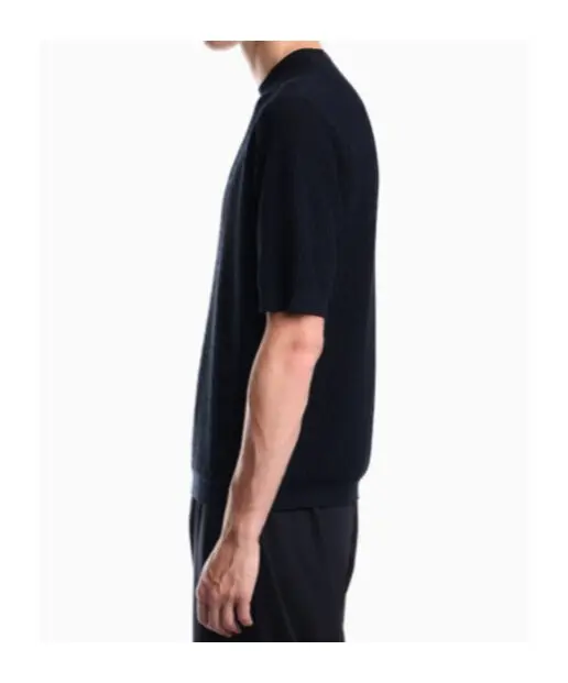 Emporio Armani Chevron Jacquard Knit Sweater