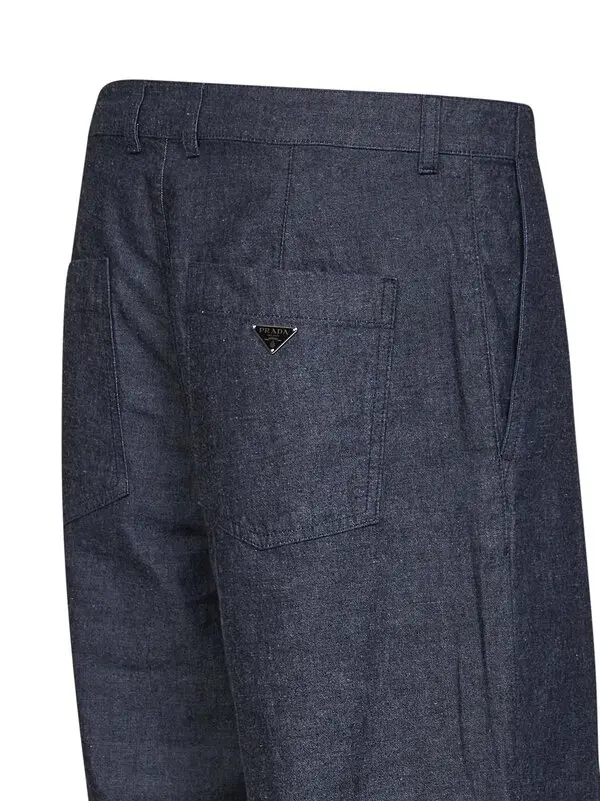 Prada Casual Pants With Belt Loops