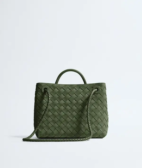 Bottega Veneta Small Andiamo Woven Shoulder Bag