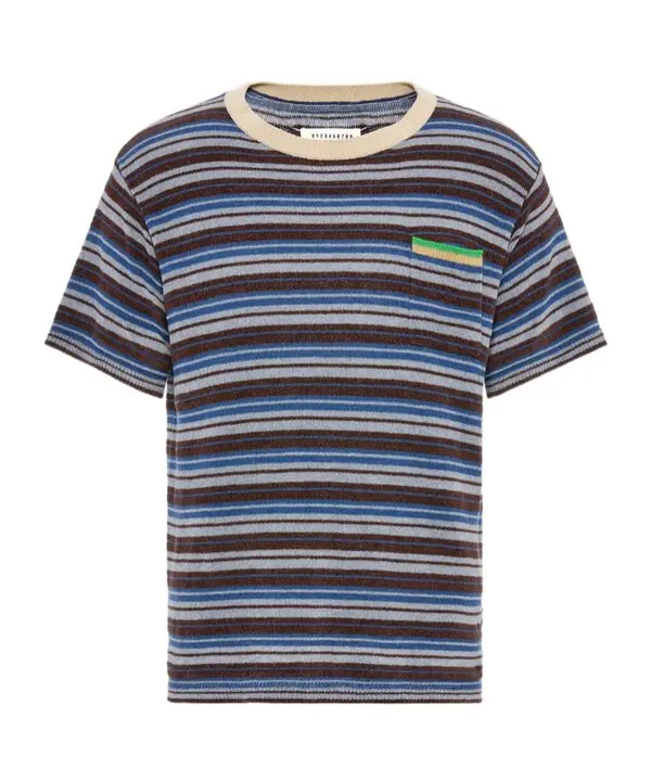 MAISON MARGIELA Striped Wool Crewneck Sweater
