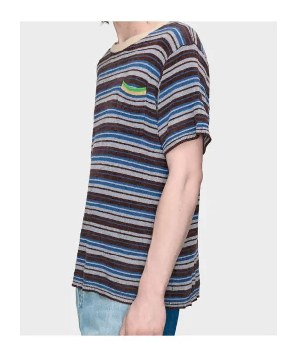 MAISON MARGIELA Striped Wool Crewneck Sweater