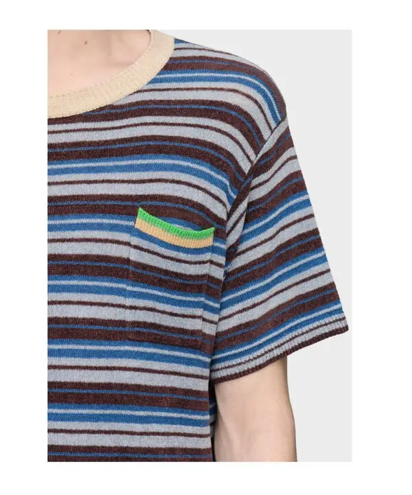 MAISON MARGIELA Striped Wool Crewneck Sweater