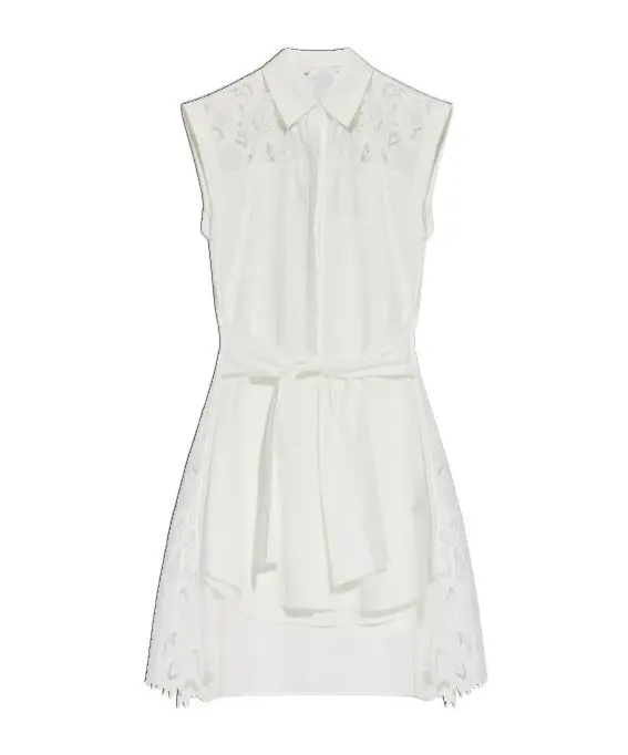 ALLSAINTS Zola Lace-trim Mini Dress - White