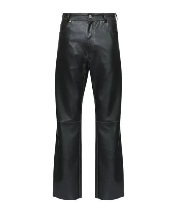 MAISON MARGIELA Leather-effect Trousers