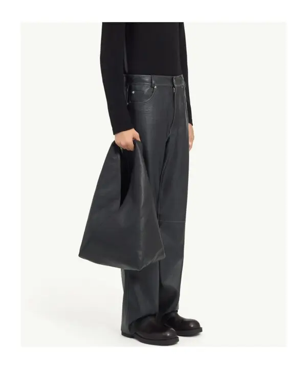 MAISON MARGIELA Leather-effect Trousers