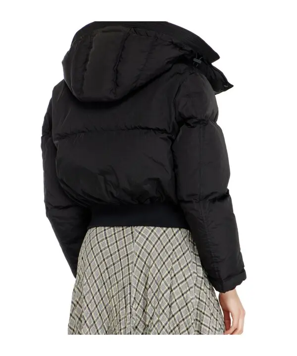 DIESEL® Wrinkled-nylon Down Puffer Jacket With Detachable Hood