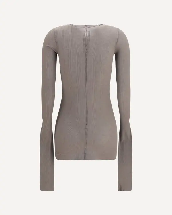 Rick Owens Crew Neck Long-sleeved T-shirt