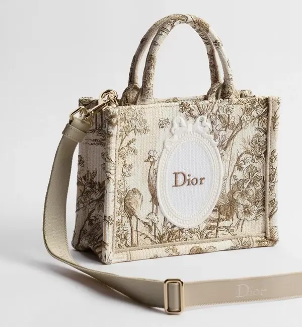 Dior Riviera Mini Book Tote With Strap
