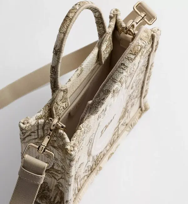 Dior Riviera Mini Book Tote With Strap