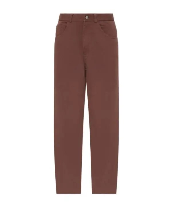 MAISON MARGIELA Casual Pants With Belt Loops - Red