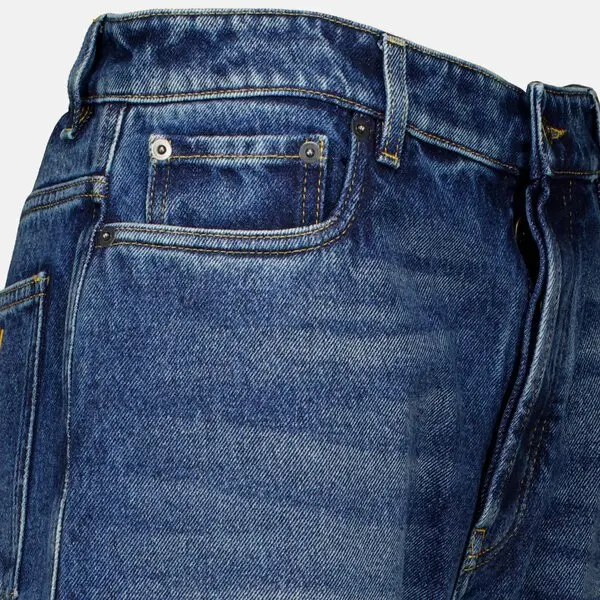 Miu Miu Faded-effect Logo-embroidered Jeans