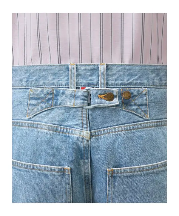 Thom Browne Straight-leg Denim Jeans With Selvedge Detail