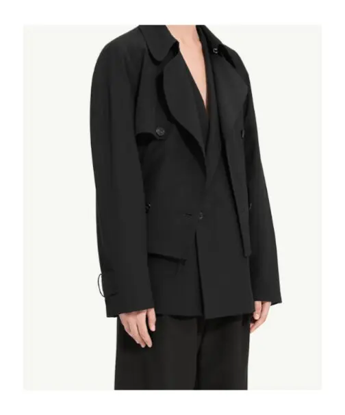 MAISON MARGIELA Belted Wool Blend Jacket