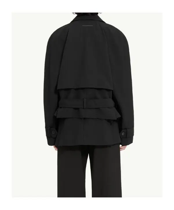 MAISON MARGIELA Belted Wool Blend Jacket