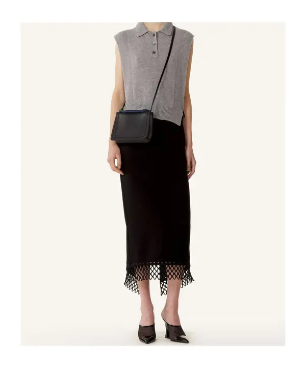 LANVIN Compagnon 16 Asymmetrical Shoulder Bag