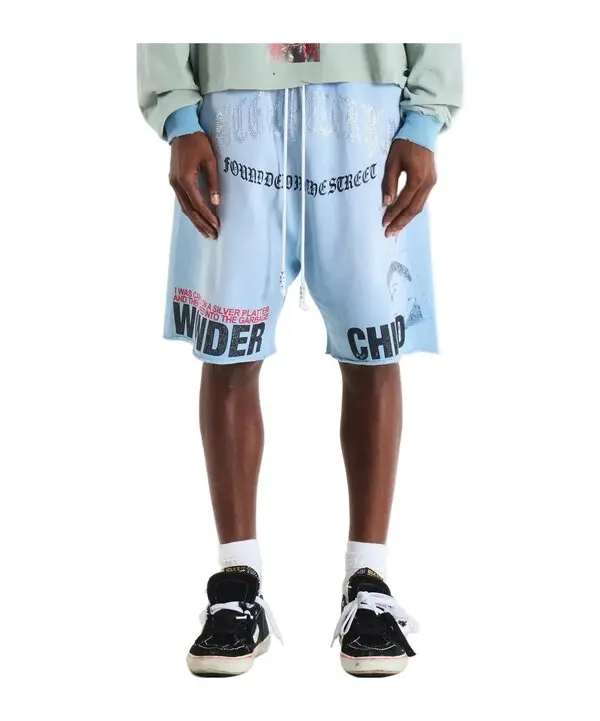 PALY HOLLYWOOD Bobby Driscoll Athletic Shorts - Blue