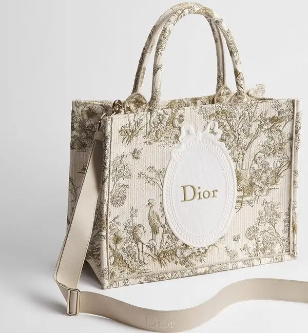 Dior Dioriviera Medium Book Tote With Strap