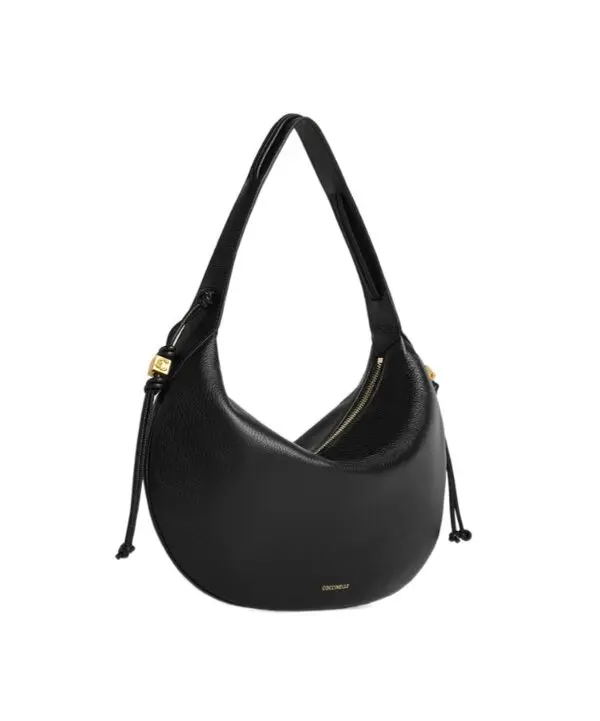 COCCINELLE Zip Shoulder Bag - Black