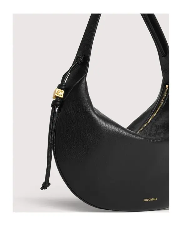 COCCINELLE Zip Shoulder Bag - Black
