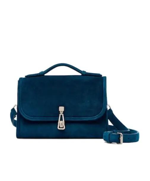 Gabriela Hearst Leonora Small Suede Crossbody Bag