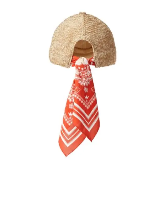 Fendi Logo Embroidered Scarf-detailed Baseball Cap