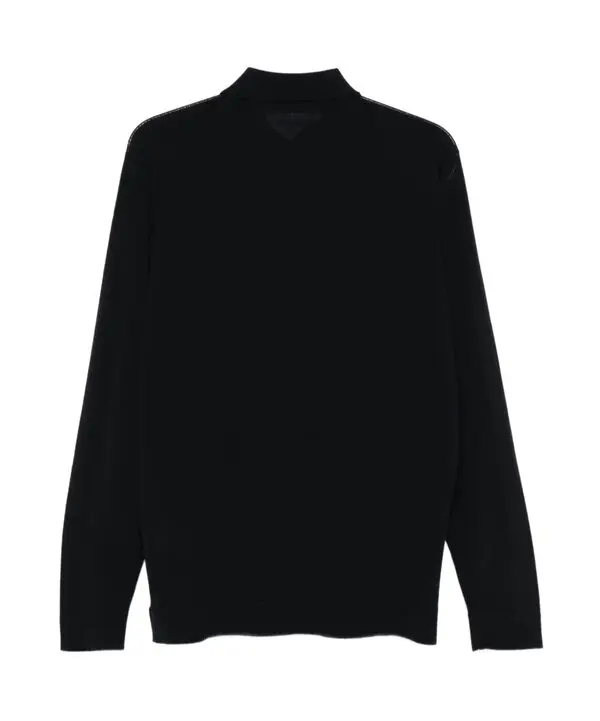 LARDINI Buttoned Shirt With Ribbed Cuffs And Hem