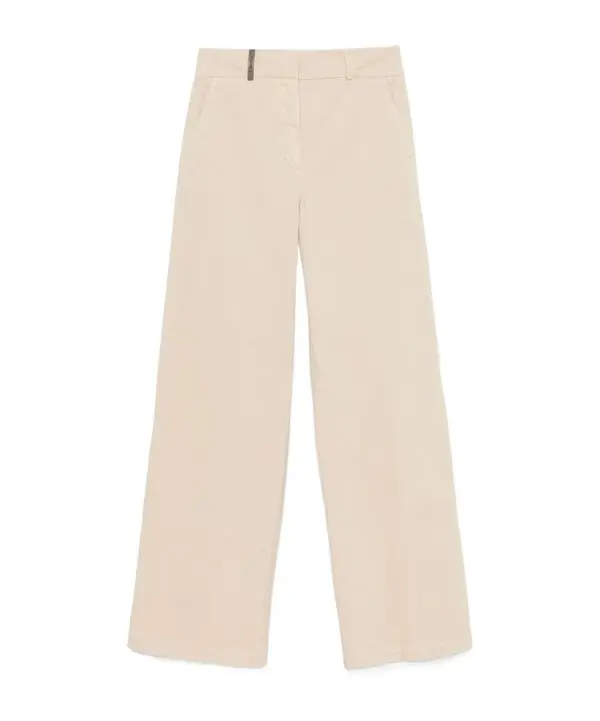 Peserico Straight Trousers - Nude