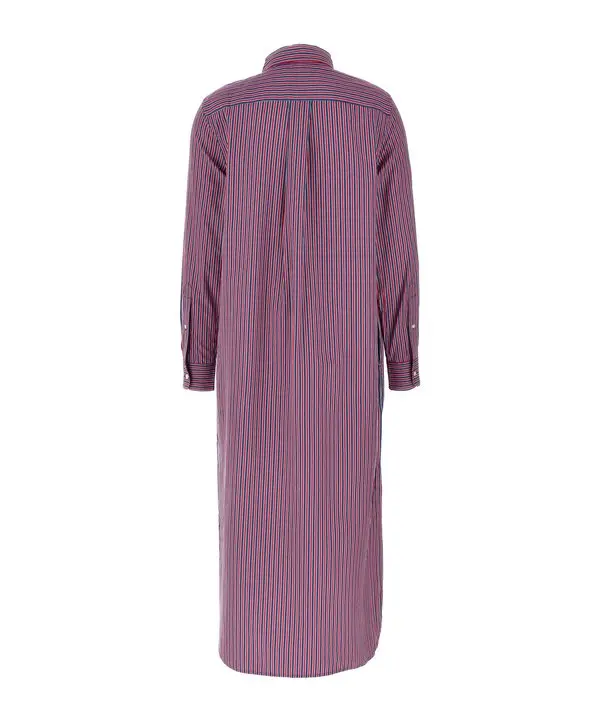 Polo Ralph Lauren Striped Cotton Poplin Shirt Dress