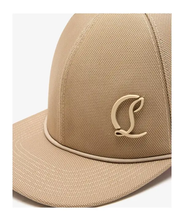 CHRISTIAN LOUBOUTIN Logo Plaque Baseball Cap