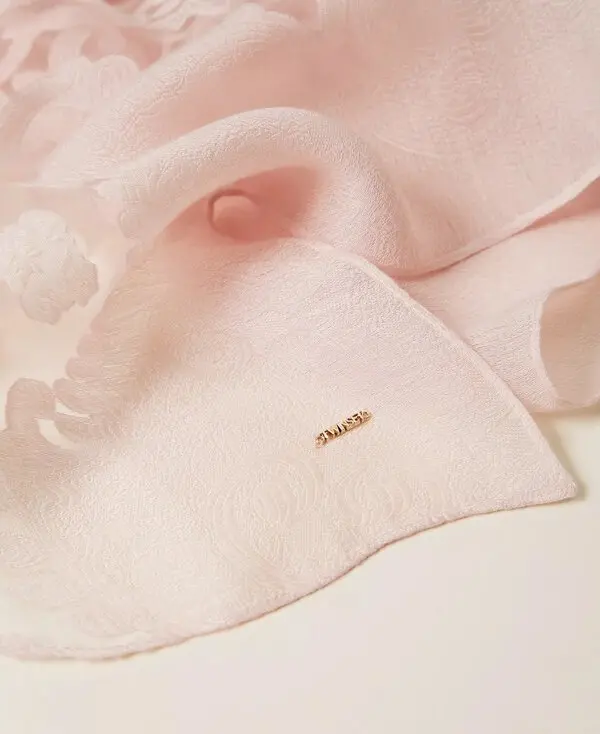 TWINSET Floral Jacquard Scarf