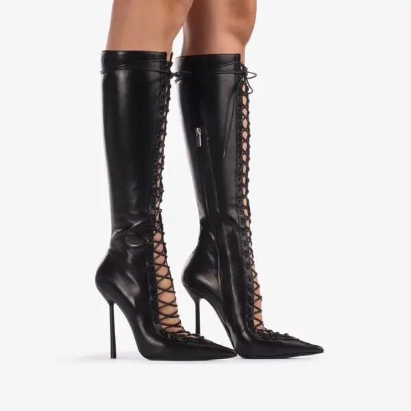 LE SILLA Colette Heeled Lace Up Boots