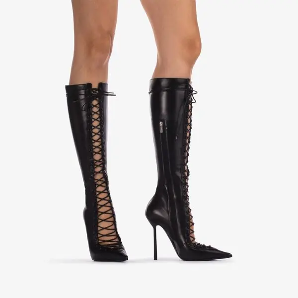 LE SILLA Colette Heeled Lace Up Boots