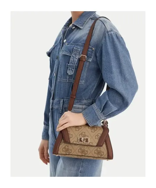 Guess Karnilla Monogram-pattern Shoulder Bag