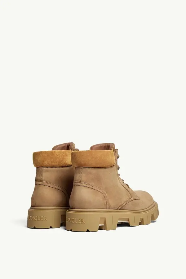 Moncler Peak City Nubuck Suede Ankle Boots