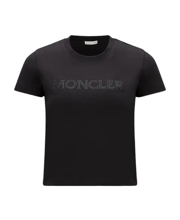 Moncler Logo Embellished Crewneck T-shirt