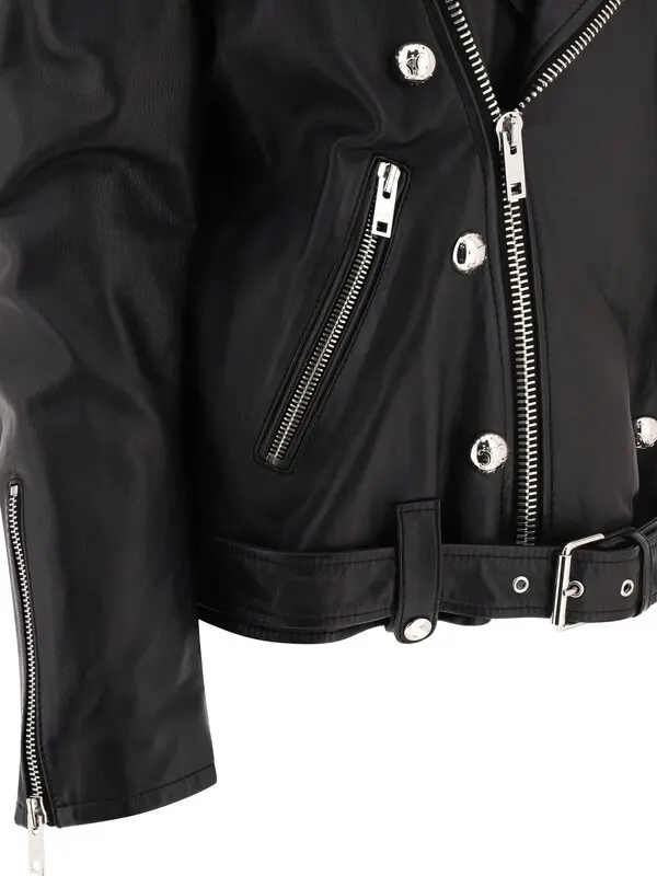 Celine Loose Biker Jacket In Calfskin