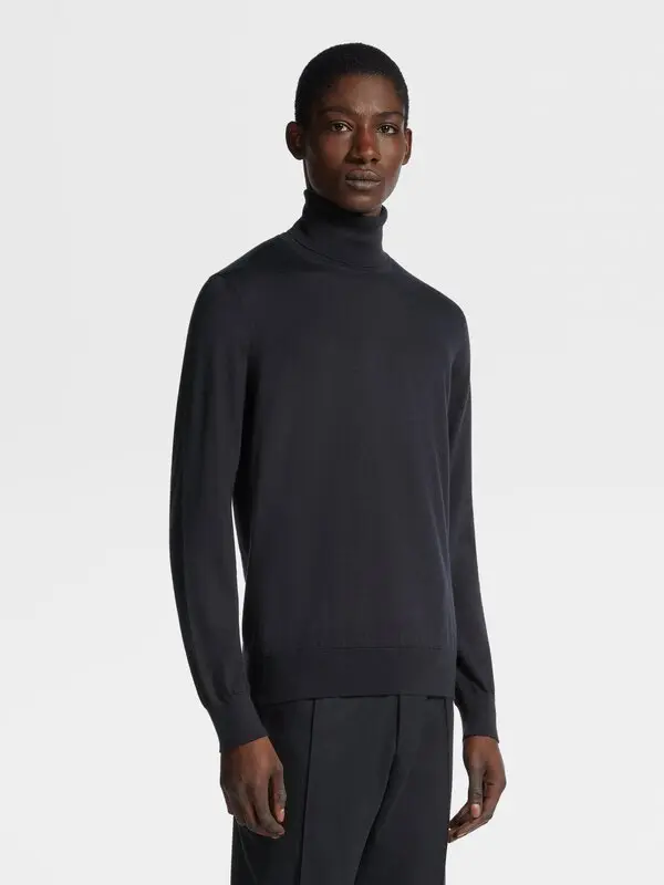 Zegna Cashseta Turtleneck Sweater