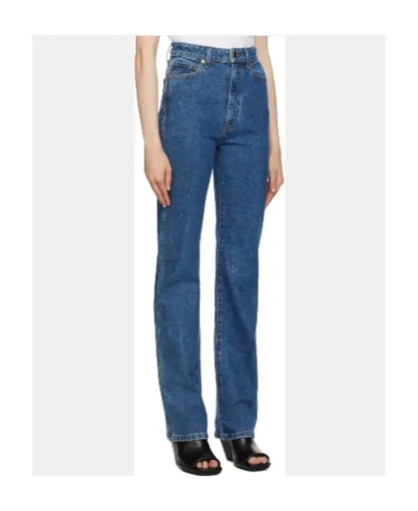 Khaite Danielle High-rise Straight-leg Jeans