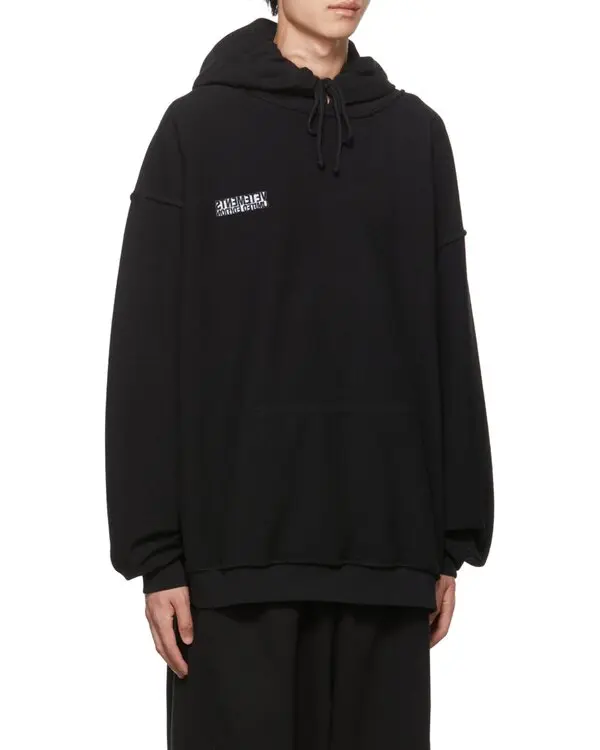 Vetements Logo Drawstring Hoodie