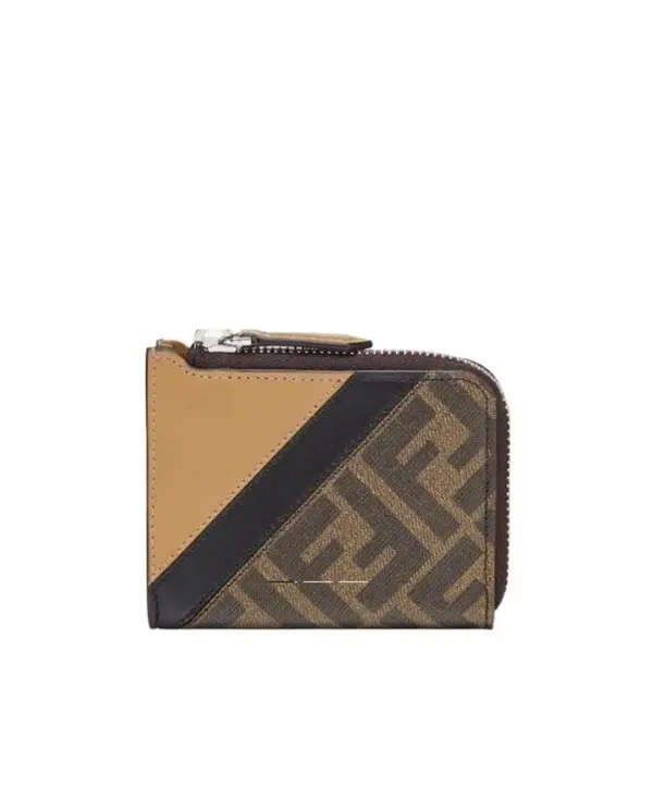 Fendi Monogram-print Leather Wallet